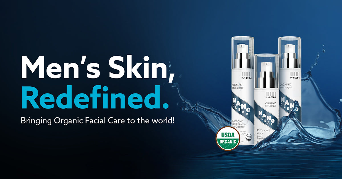 Certified Organic Skincare | Natural Facial Care for Men – NANO CLEAR