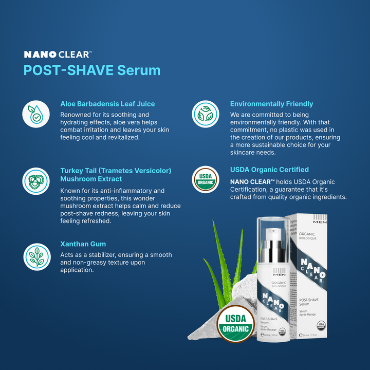 Post-Shave Serum | Nourish and Protect Your Skin | NANO CLEAR™